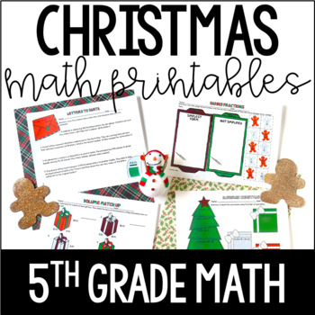 Christmas Math | 5th Grade Christmas Worksheets – Jennifer Findley Shop